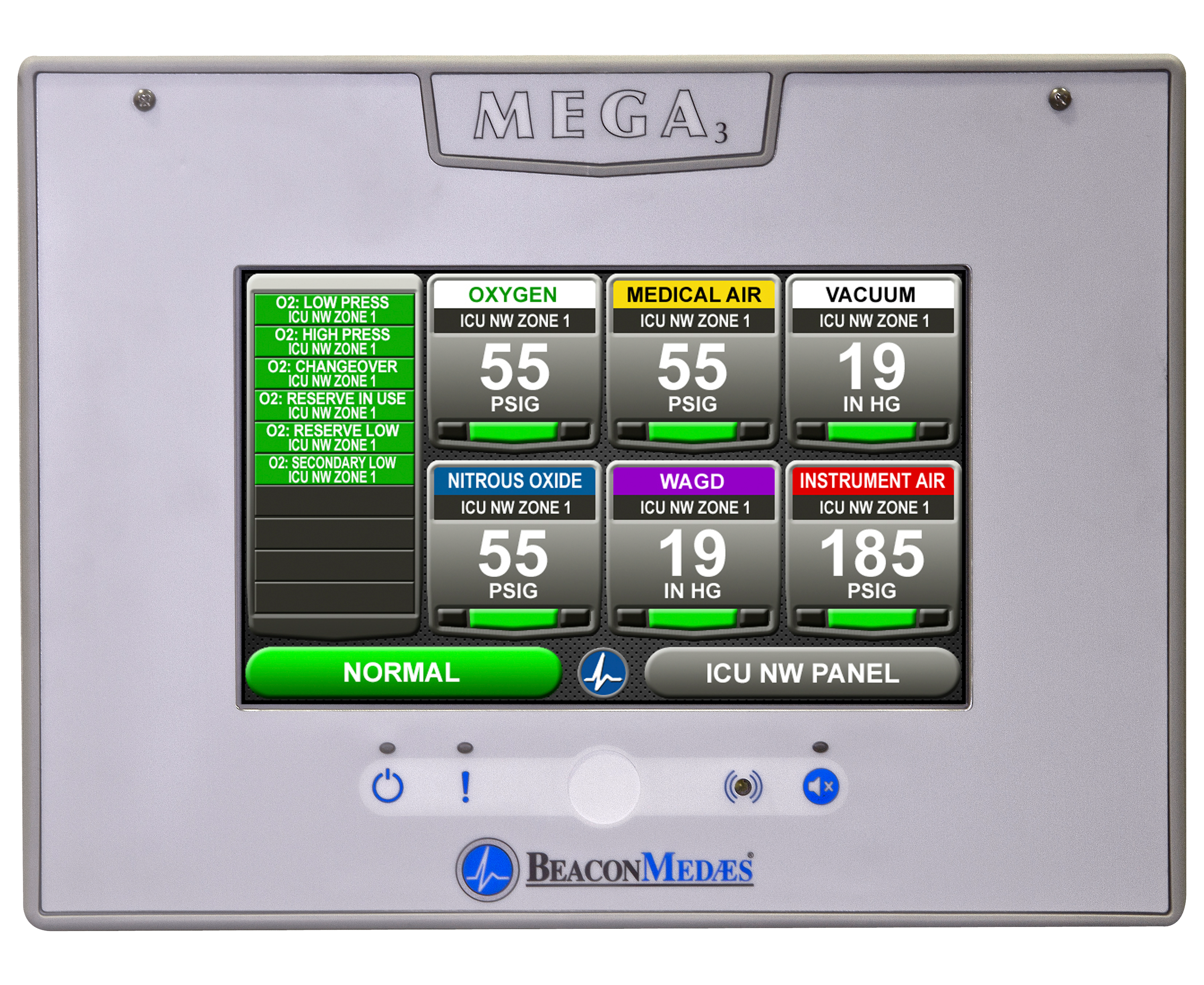 MEGA3 Medical Gas Alarm